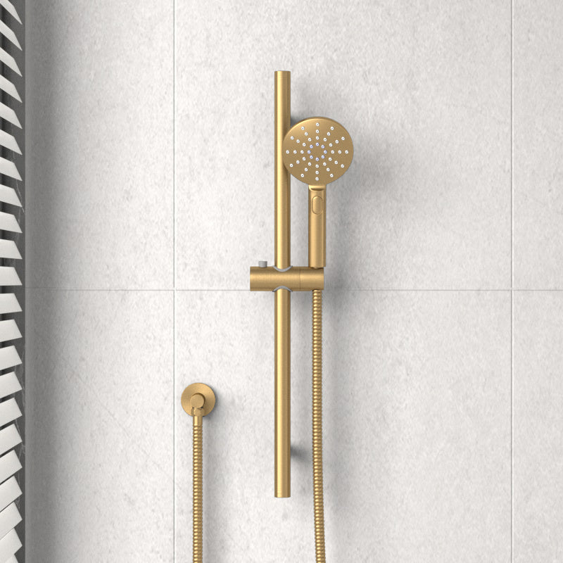 Shower Rail with Handheld Shower Set Round Variant Colour - MyHomeware