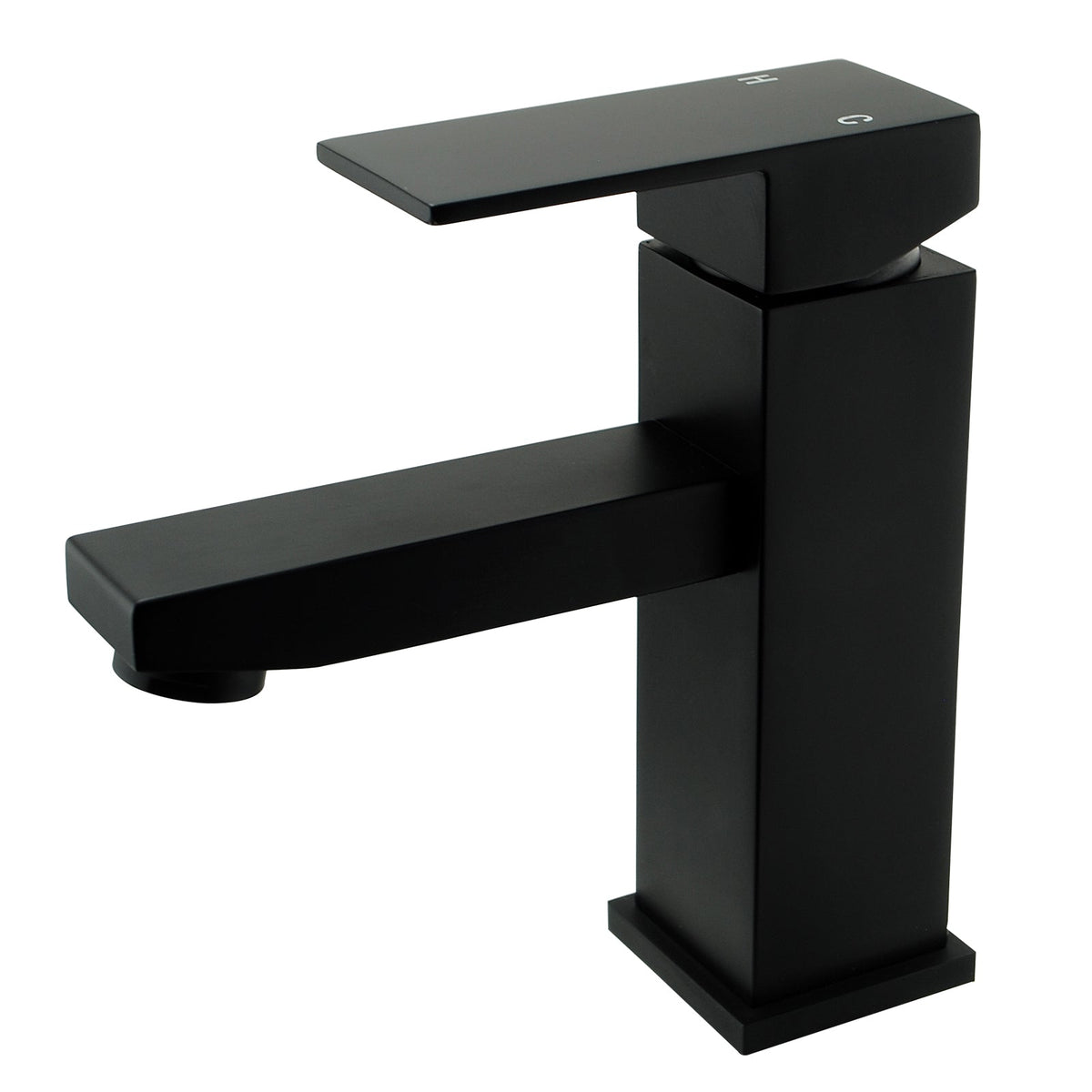 Ottimo Brass Square Short Basin Mixer Tap Variant Colour - MyHomeware