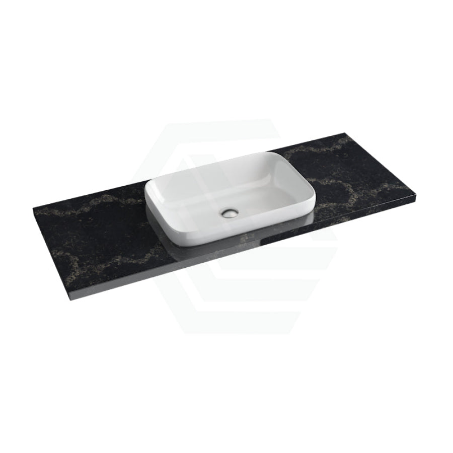 20-60mm Thick Stone Top Inset Gloss Black Swan - MyHomeware