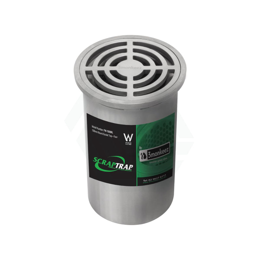 3Monkeez 100mm Round Floor Waste Arrestor - MyHomeware