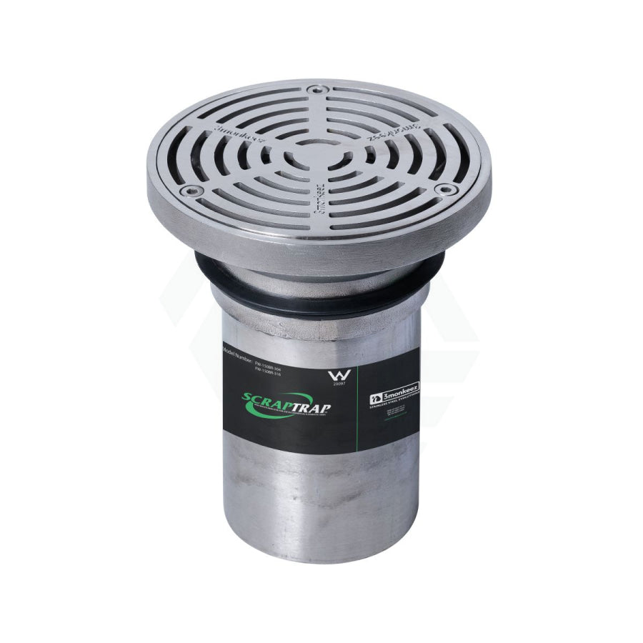 150mm Round Floor Waste Arrestor Suits 100mm Pipe - MyHomeware
