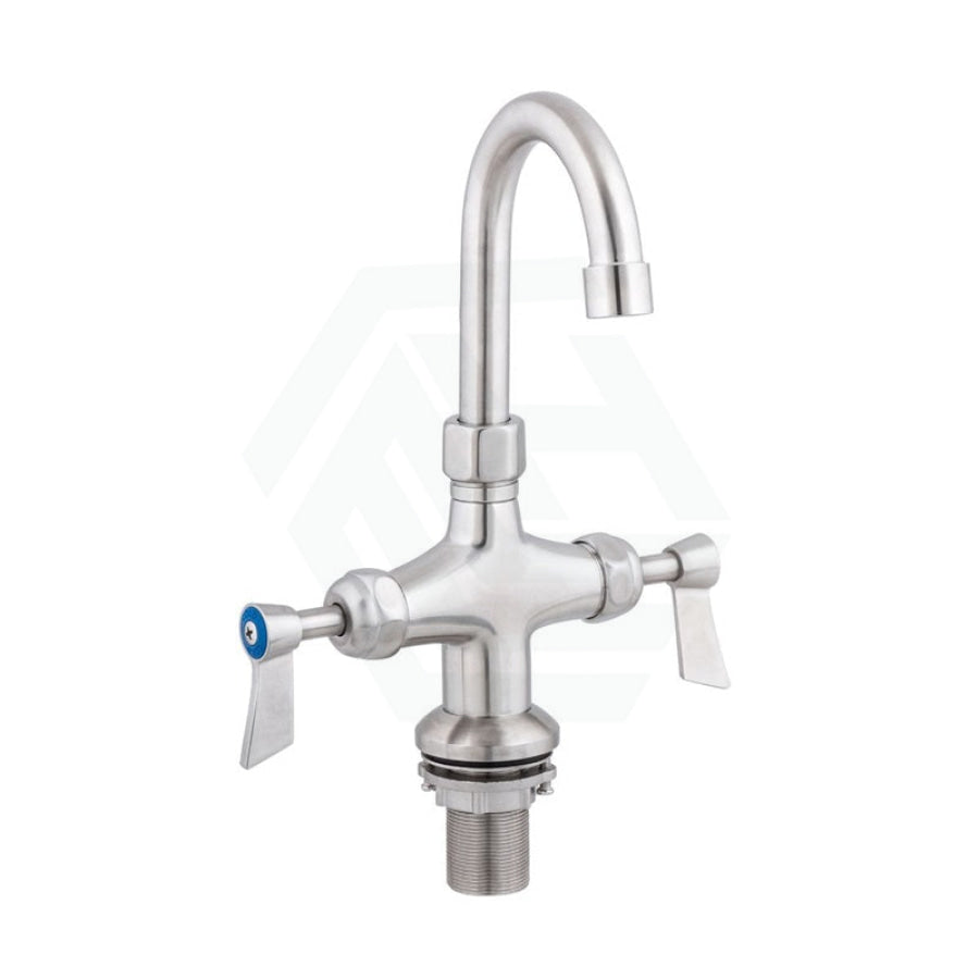 3Monkeez Dual Hob Mount Tap Gooseneck Swivel Spout - MyHomeware