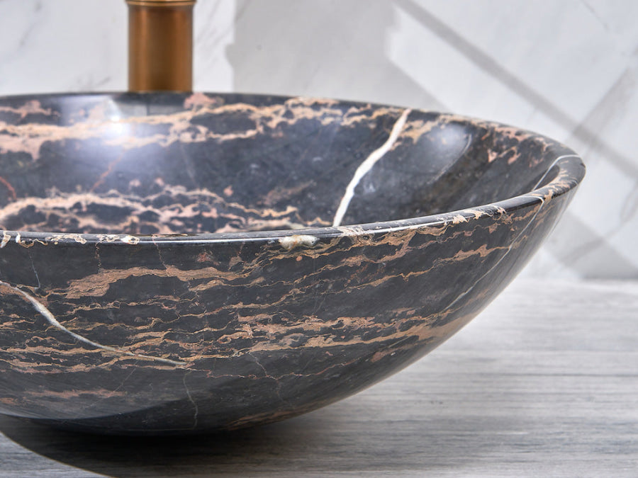 Above Counter Basin Stone Marble Round - MyHomeware