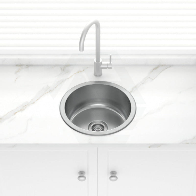 Stainless Steel Kitchen Sink Round 430mm - MyHomeware