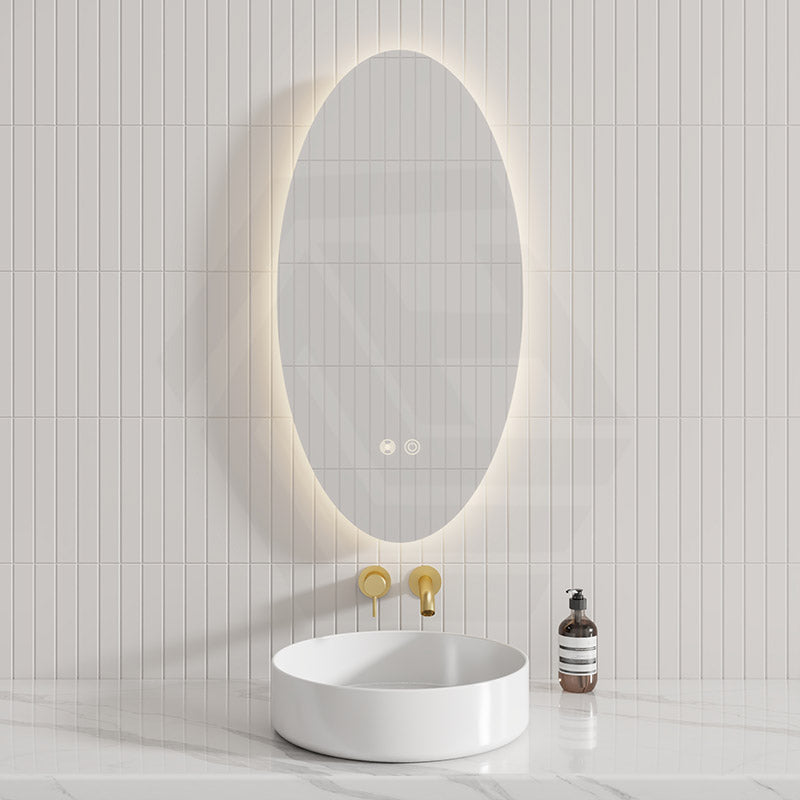 LED Mirror Oval Motion Sensor Auto On - MyHomeware
