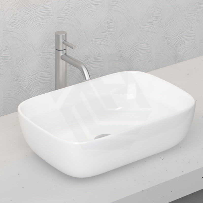 Above Counter Ceramic Basin Gloss White Ultra Slim - MyHomeware