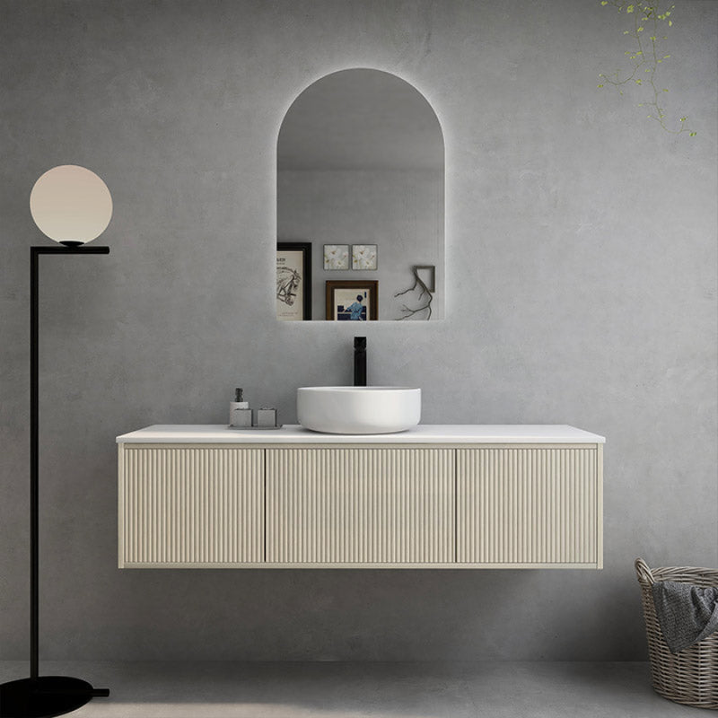 Bellevue Wall Hung Bathroom Vanity Coastal Oak - MyHomeware
