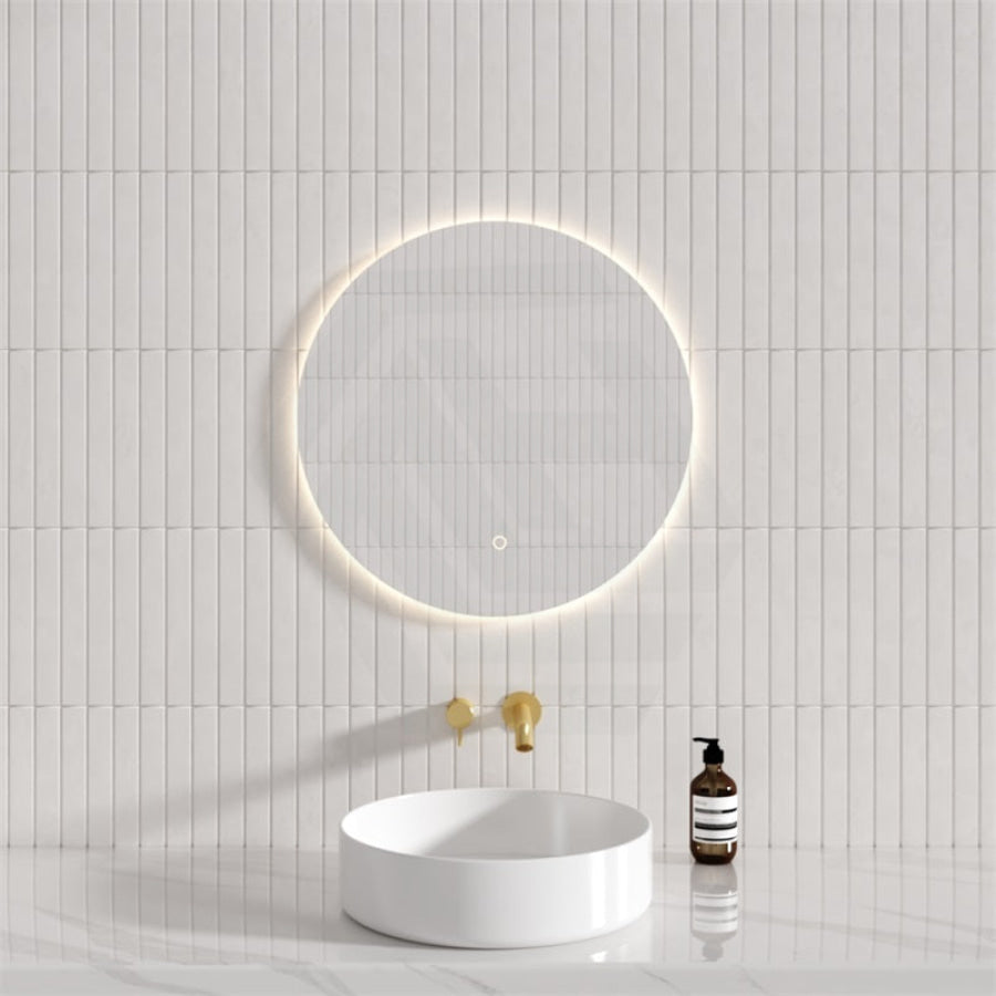 600/800mm Round LED Mirror Backlit Touch Sensor - MyHomeware