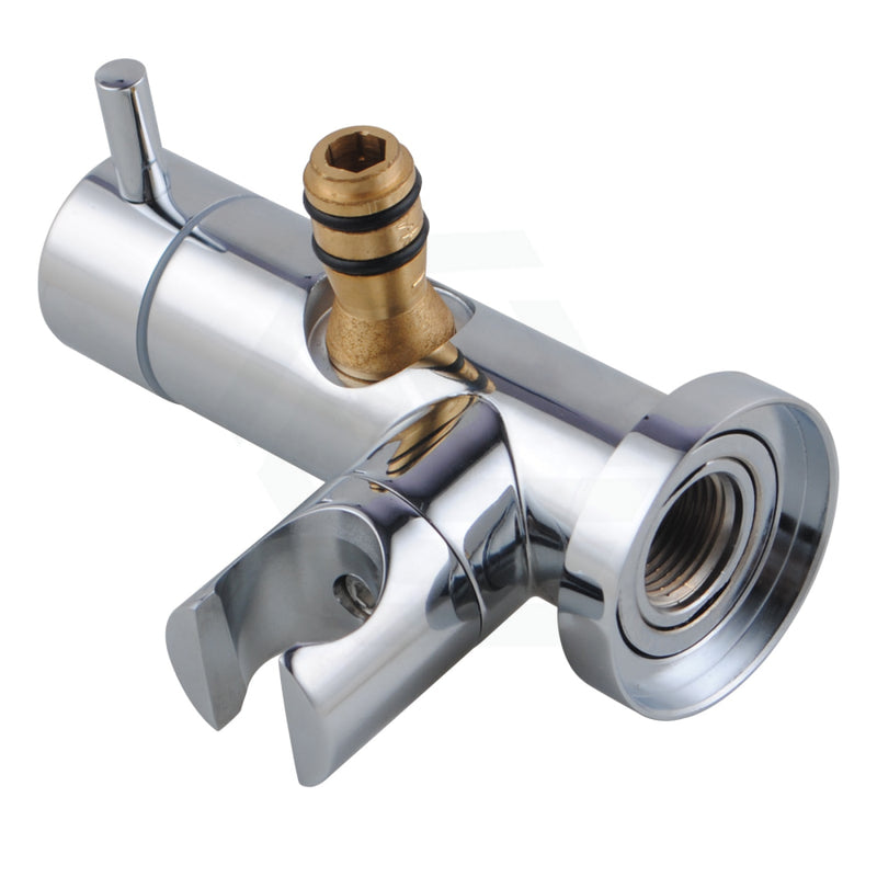 Twin Shower Station Top Inlet Round Chrome - MyHomeware