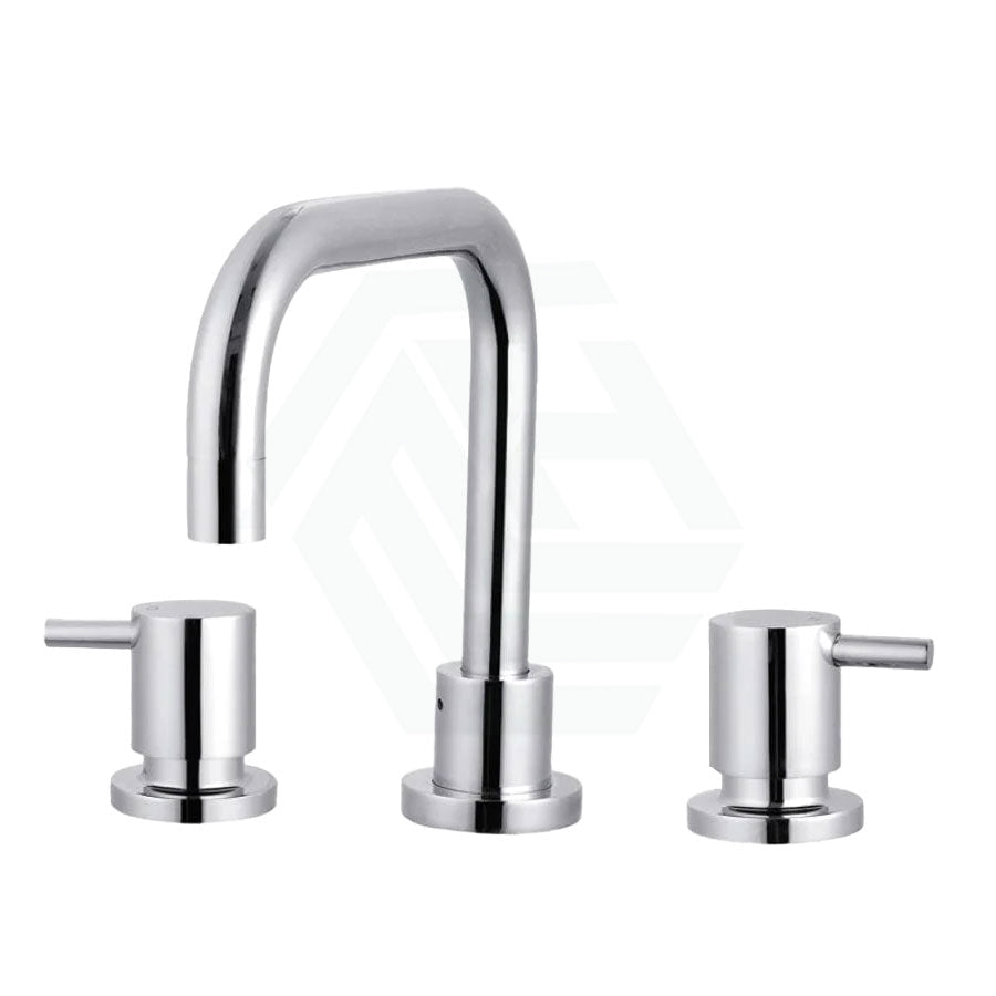 Swivel Basin Tap Set Hob Mounted Chrome - MyHomeware