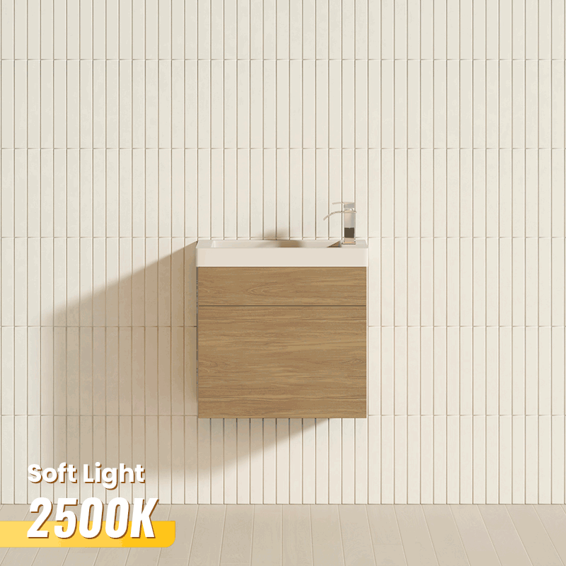 MDF Wall Hung Vanity Premium 500mm Colour Selection - MyHomeware