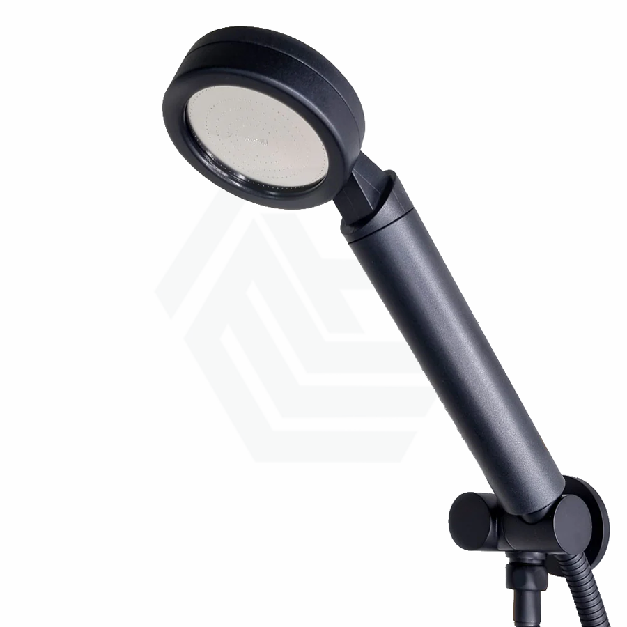 Aroma Sense Matt Black Handheld Shower Fullset - MyHomeware