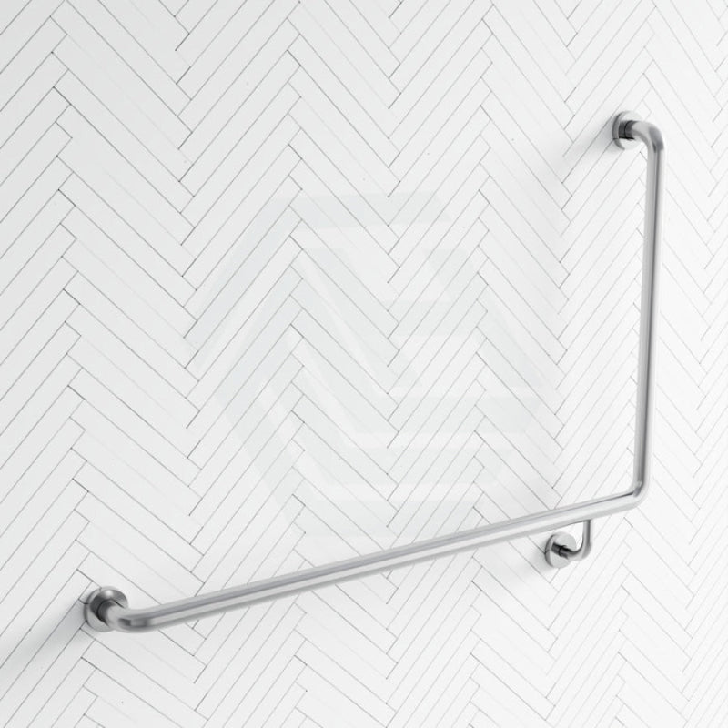 Grab Rail Left/Right Hand Bar Stainless Steel 90 Degree - MyHomeware