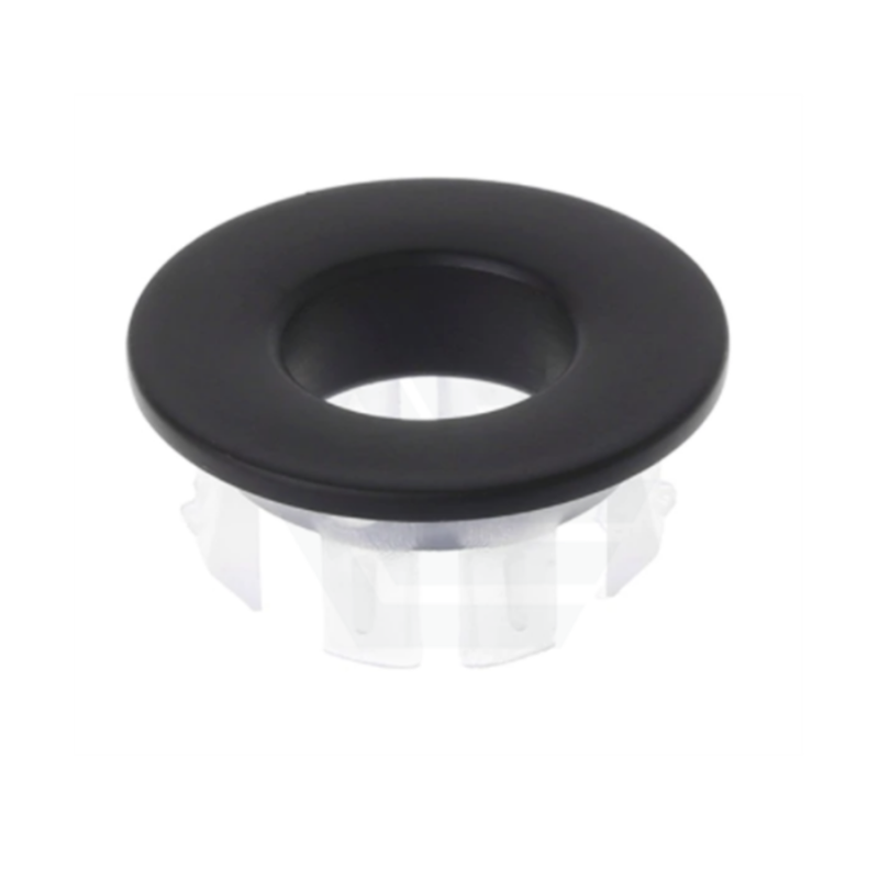 Brass Basin Sink Overflow Ring Matte Black - MyHomeware