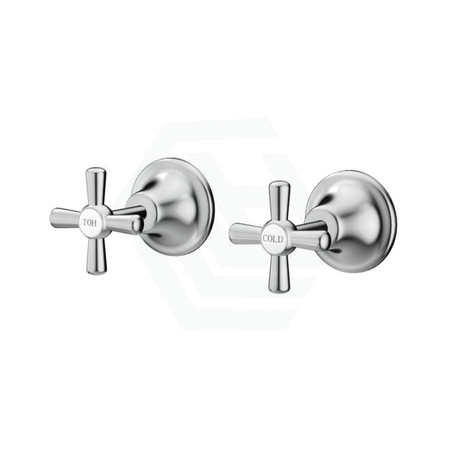 Chrome Shower Wall Taps Brass Zinc Alloy - MyHomeware