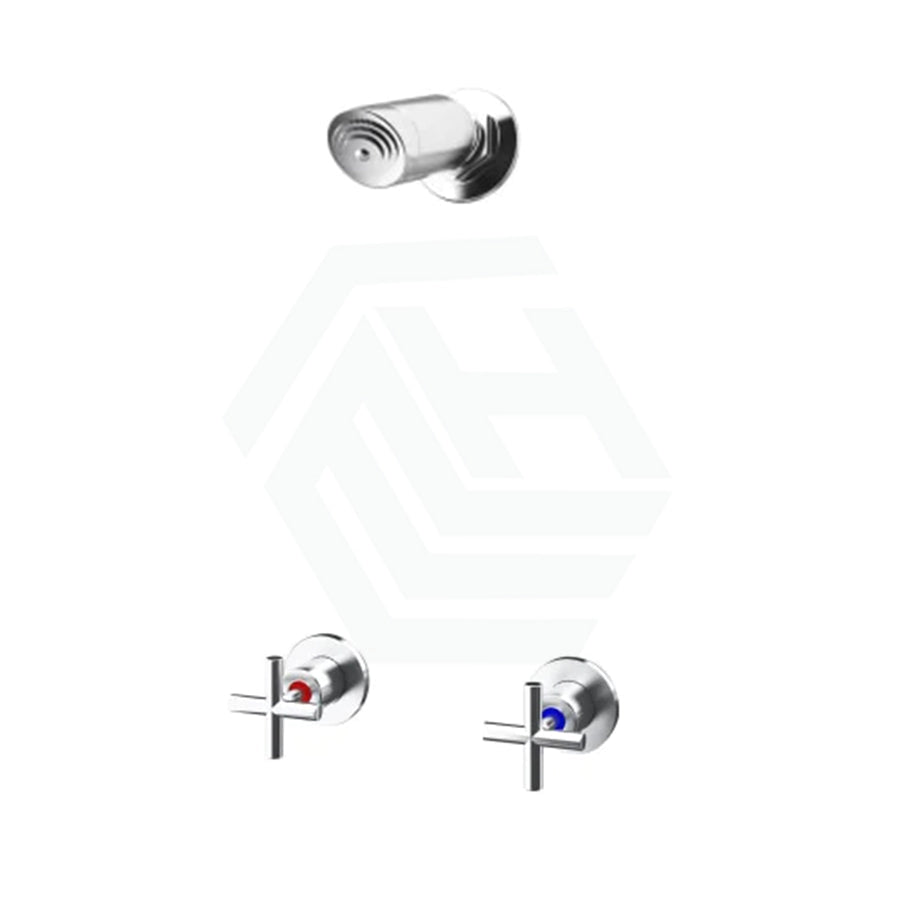 Shower Tap Set With Short Spout Chrome - MyHomeware