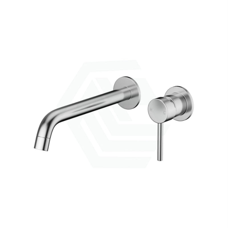 Macho Euro Wall Mounted Tap Set with Mixer Chrome/Black - MyHomeware