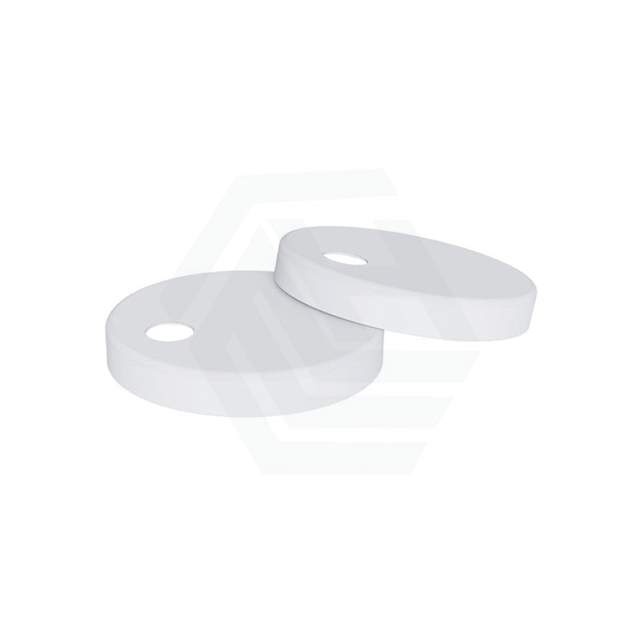 Fienza 50mm Matt White / Black Round | MyHomeware AU Store