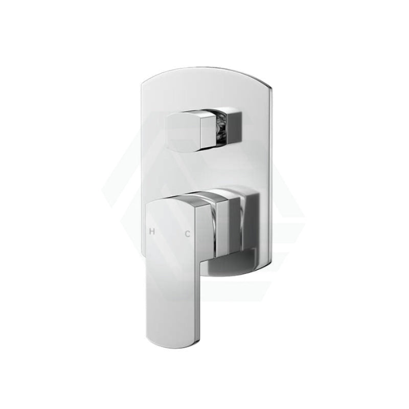 Fienza Koko Wall Diverter Mixer Chrome/Matt Black - MyHomeware