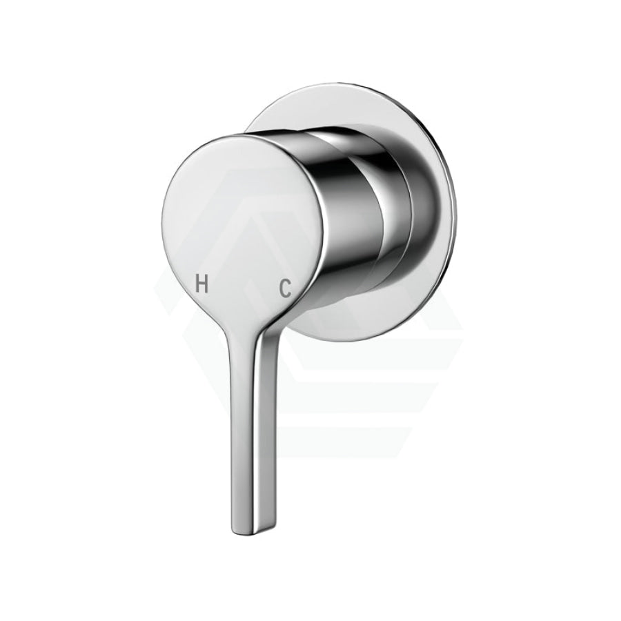 Fienza Sansa Wall Mixer Small Round Plate Various Colours - MyHomeware
