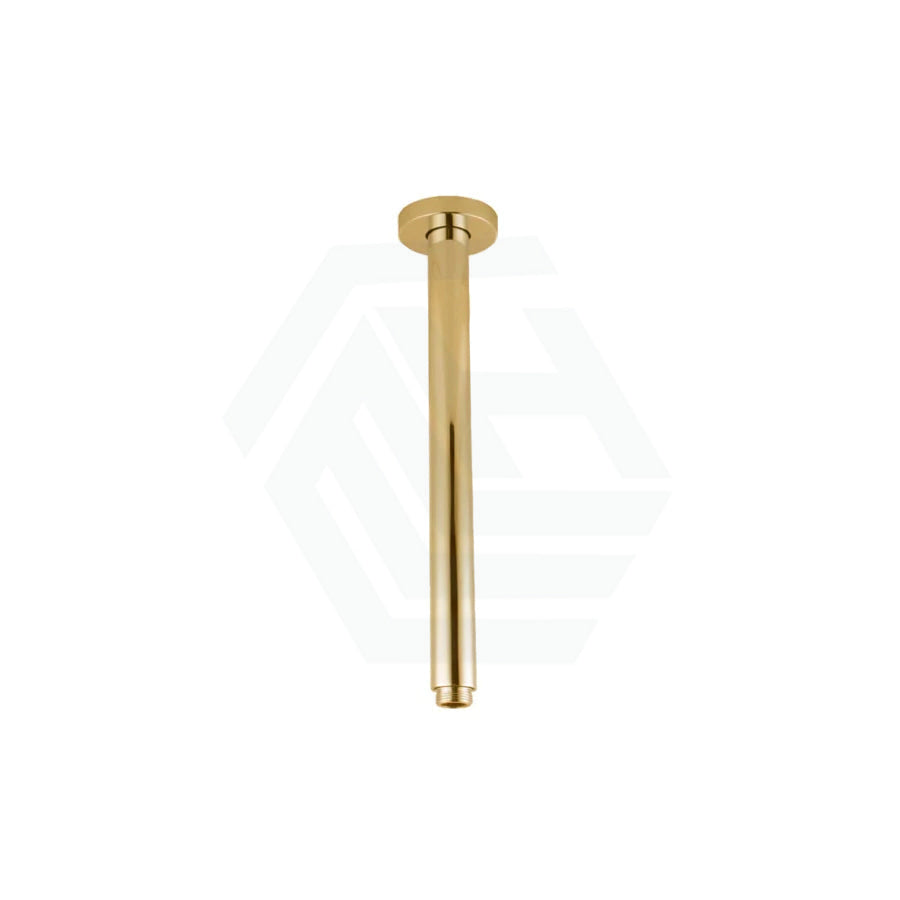 Fienza 300mm Round Urban Brass Ceiling Dropper - MyHomeware