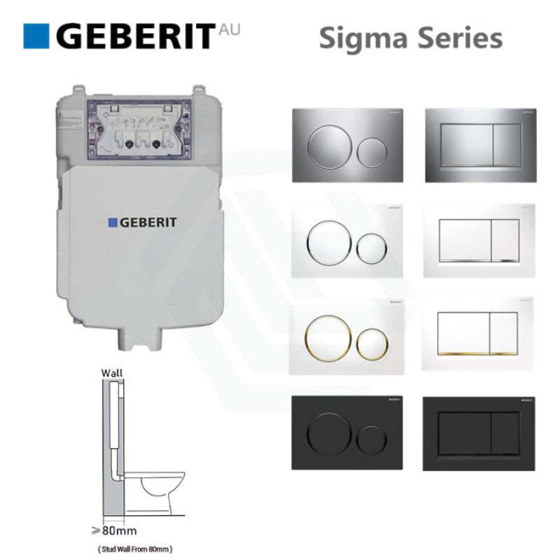 Geberit Sigma8 Frameless Inwall Cistern Toilet Pan - MyHomeware