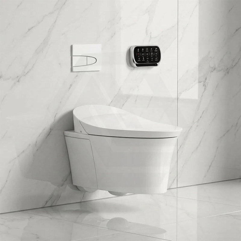 Veil White Wall Hung Smart Toilet with Inwall Cistern - MyHomeware