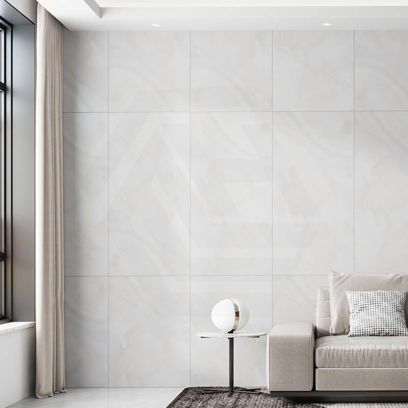 Valetta Ice White Matt Marble Look Tiles - MyHomeware