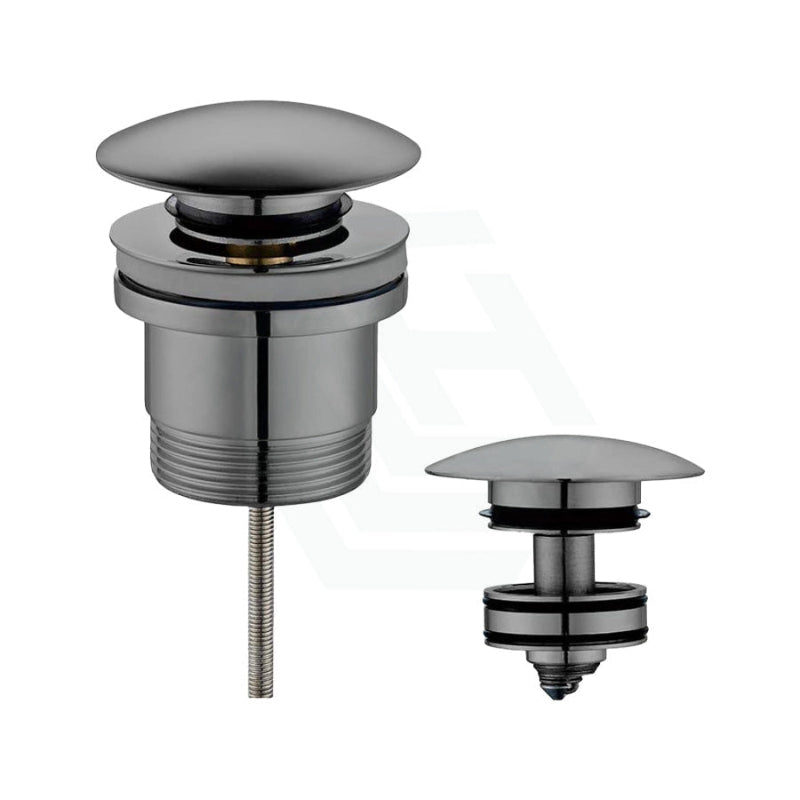 Universal Brass 40mm Basin Pop Up Waste Gun Metal - MyHomeware