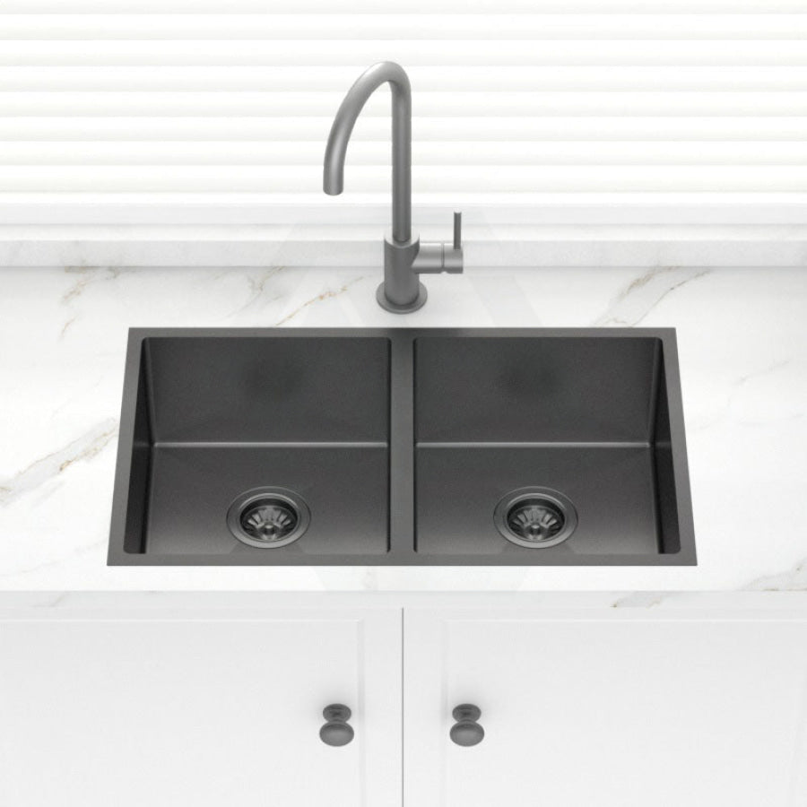 Handmade Kitchen Sink Double Bowls 770mm Variant Colour - MyHomeware