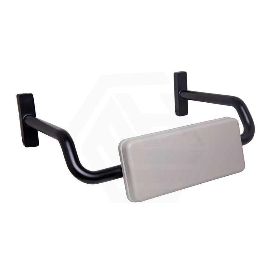 Metlam Curved Black Rail Padded Backrest - MyHomeware