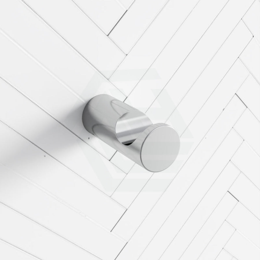 Lawson Robe Hook Round Polished Stainless Steel - MyHomeware