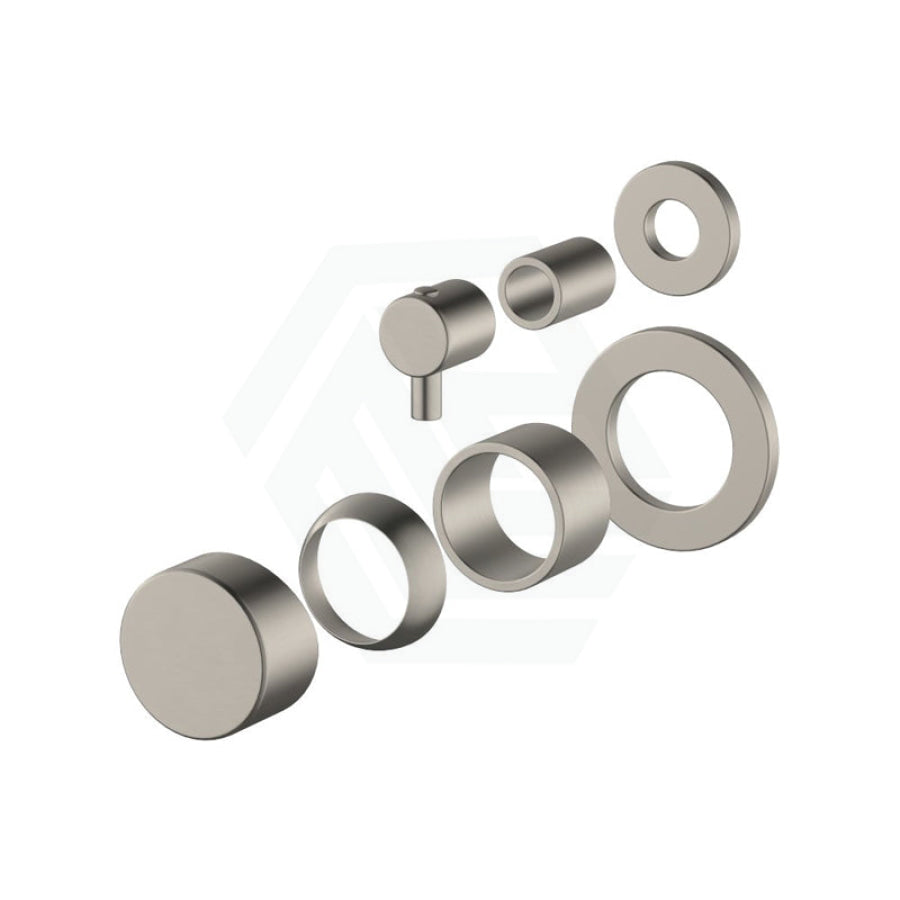 Meir Round Diverter Mixer Pinless Kit PVD Brushed Nickel - MyHomeware