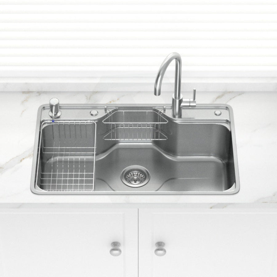 OSONS Japanese Single Bowl Stainless Steel Sink | MyHomeware