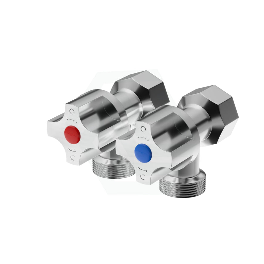 Chrome Brass Washing Machine Tap 1/4 Turn - MyHomeware