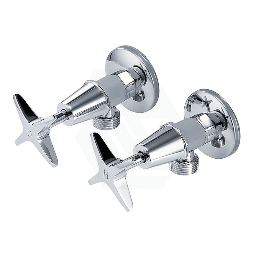 Washing Machine Stop Tap Brass Zinc Alloy Chrome - MyHomeware