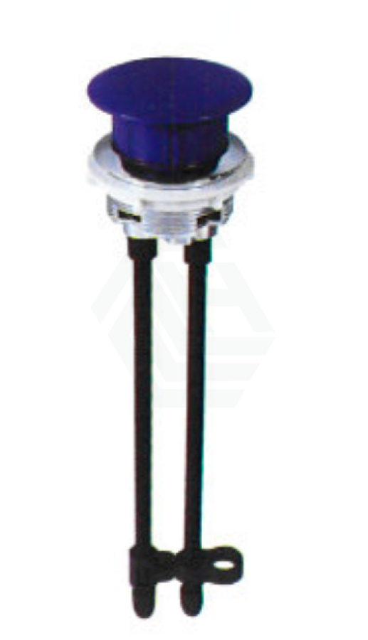 Toilet Water Tank Push Press Button Round Blue - MyHomeware