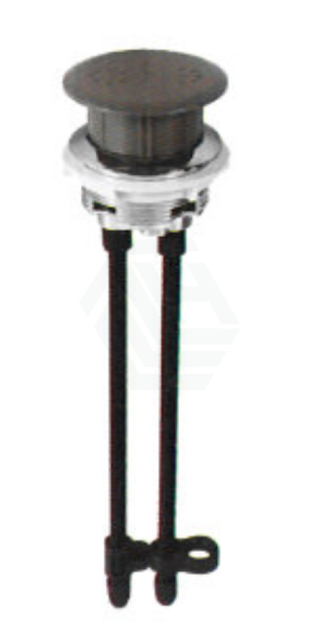 Toilet Water Tank Push Press Button Round Grey - MyHomeware