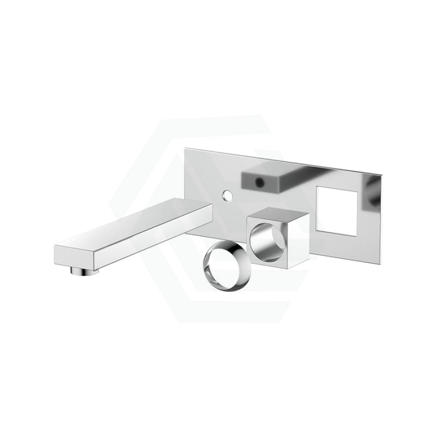 Chrome Basin/Bath Wall Mixer with Spout Kit Only - MyHomeware