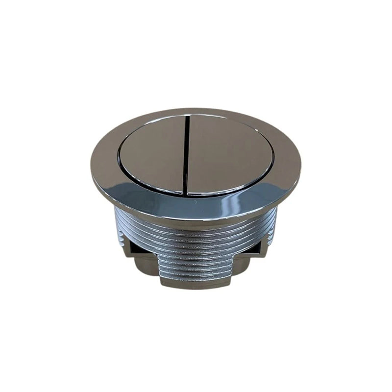 Round Chrome Toilet Cistern Buttons - MyHomeware